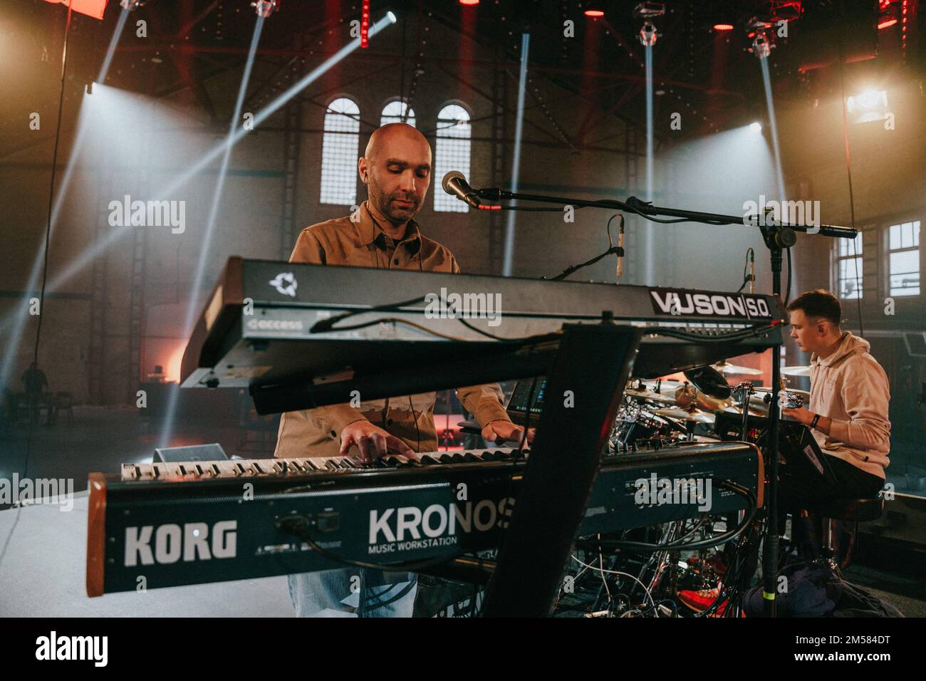 Ukrainian Band Antytila performing in Lviv on 25th December 2022 Stock ...