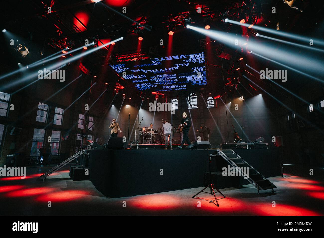 Ukrainian Band Antytila performing in Lviv on 25th December 2022 Stock ...