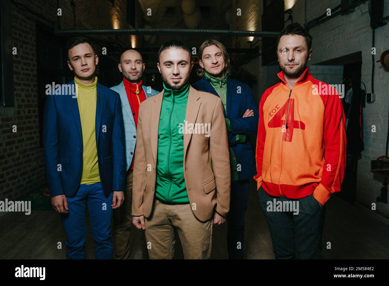 Ukrainian Band Antytila performing in Lviv on 25th December 2022 Stock ...