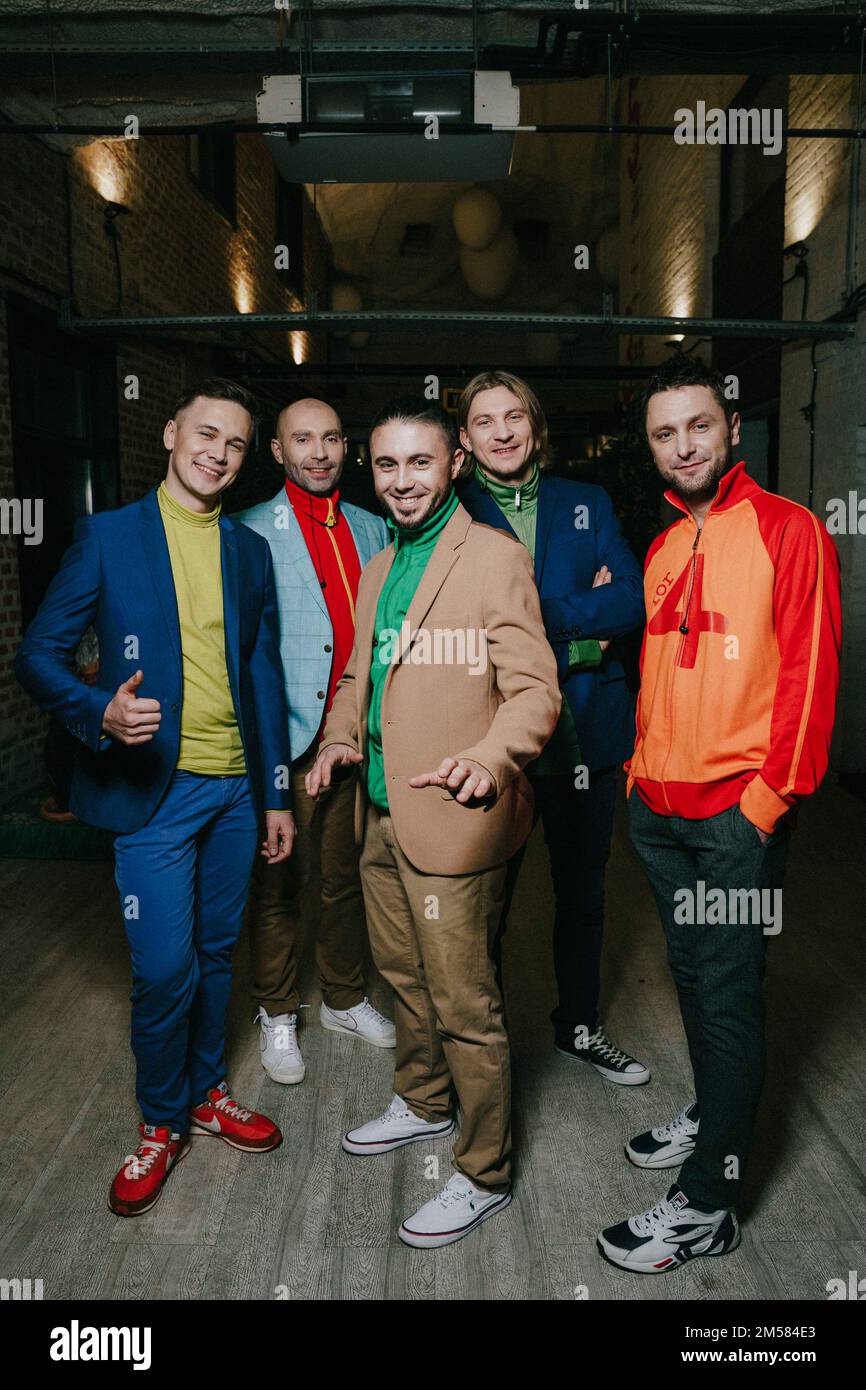 Ukrainian Band Antytila performing in Lviv on 25th December 2022 Stock ...