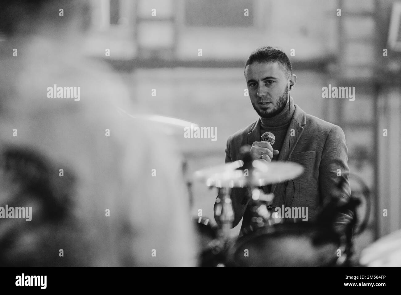 Ukrainian Band Antytila performing in Lviv on 25th December 2022 Stock ...