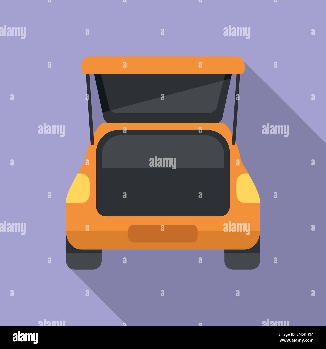 Empty car trunk Stock Vector Images - Alamy