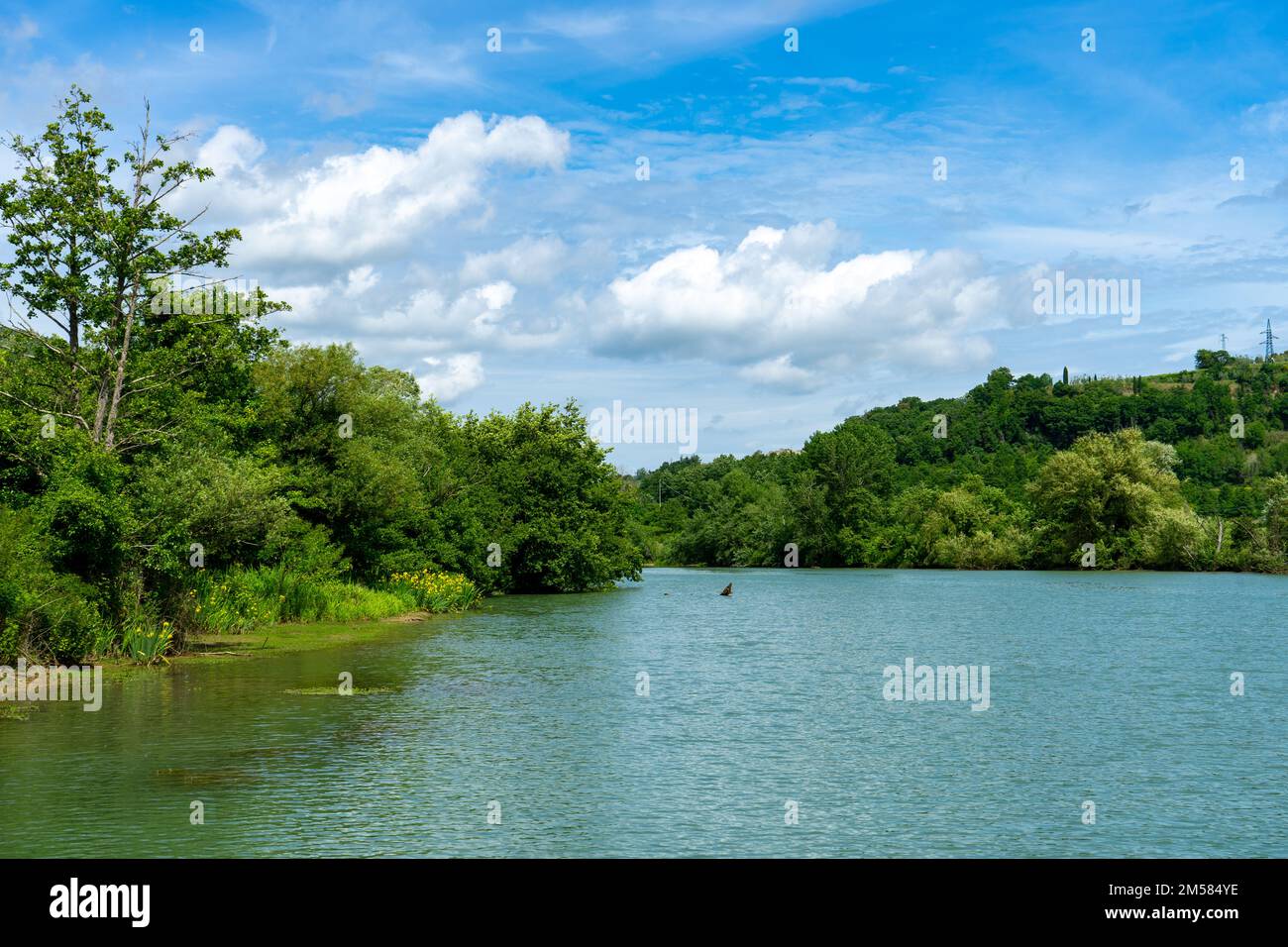 Terme di Suio on the Garigliano river Stock Photo - Alamy