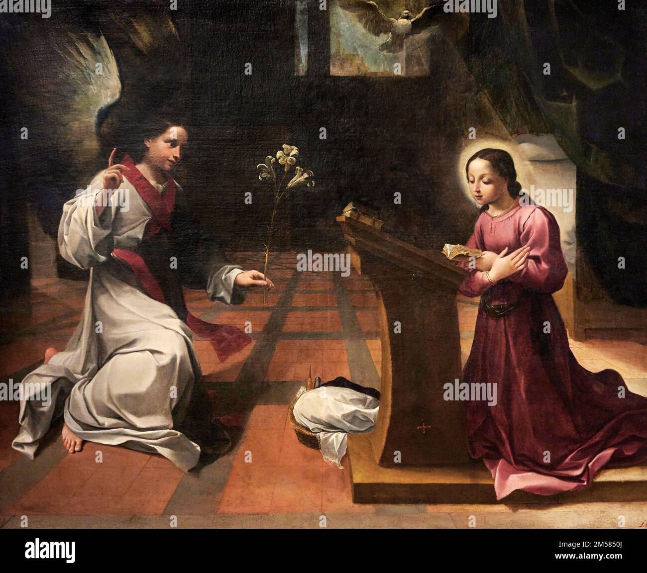 Annunciazione - olio su tela - Ludovico Carracci - 1584 - Bologna ...