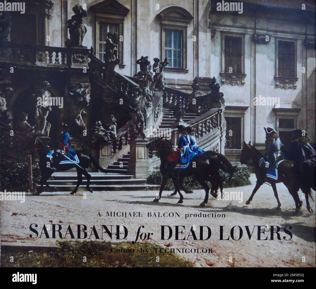 Front Cover of British Pressbook for STEWART GRANGER JOAN GREENWOOD ...