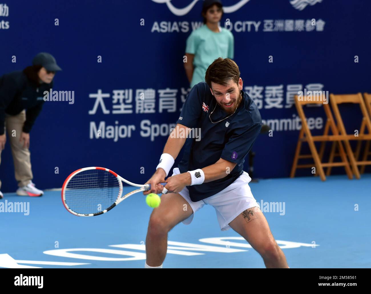 South African-born British professional tennis player Cameron Norrie ...