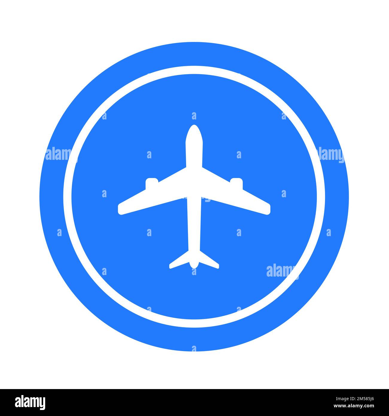 plane sign on white background Stock Vector Image & Art - Alamy