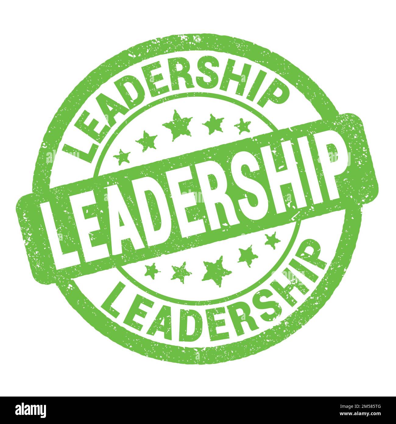 LEADERSHIP text written on green grungy stamp sign Stock Photo - Alamy