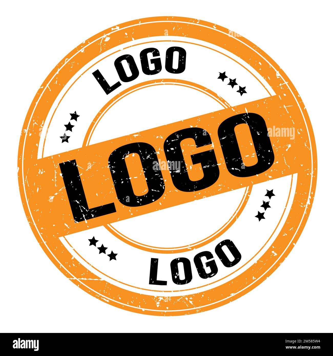 Round orange logo hi-res stock photography and images - Alamy