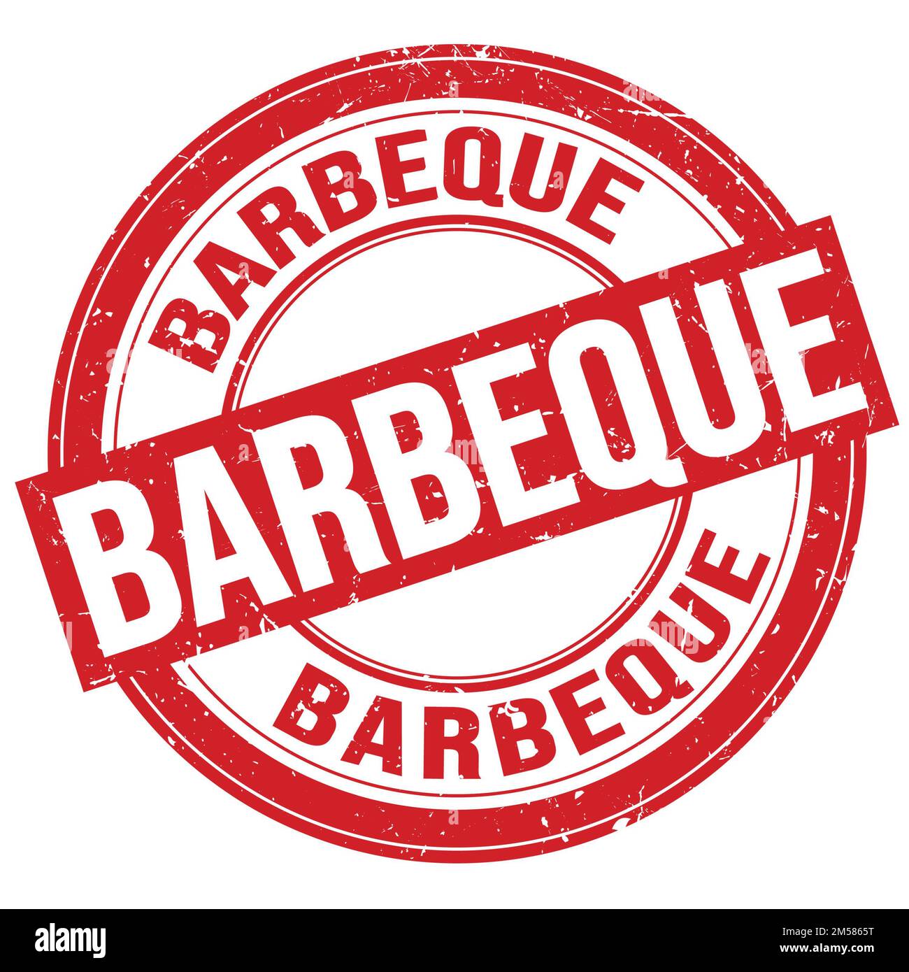 BARBEQUE text written on red round grungy stamp sign Stock Photo - Alamy