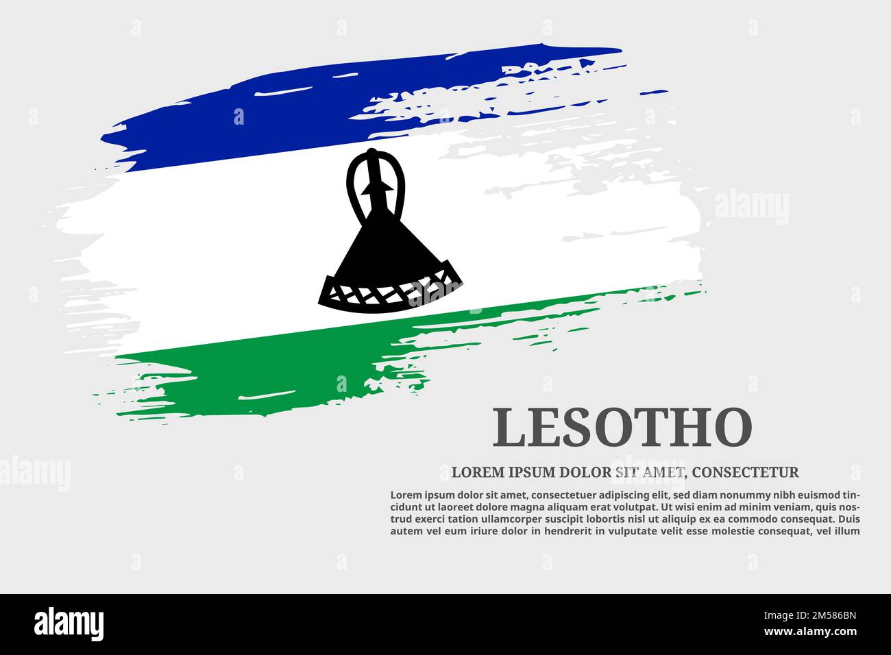 Kingdom of lesotho vector vectors Stock Vector Images - Alamy