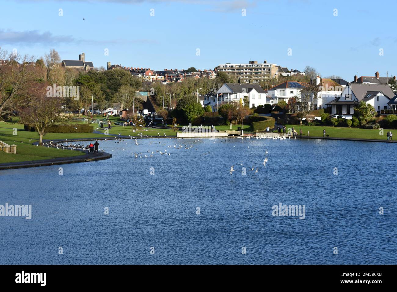 Marine Lake, Cold Knap, Barry, South Wales Stock Photo - Alamy