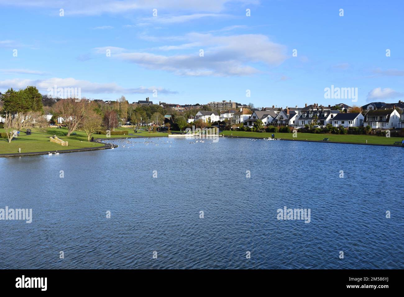 Marine Lake, Cold Knap, Barry, South Wales Stock Photo - Alamy