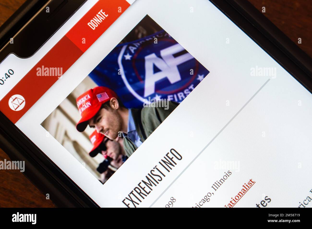 Nick fuentes hi-res stock photography and images - Alamy