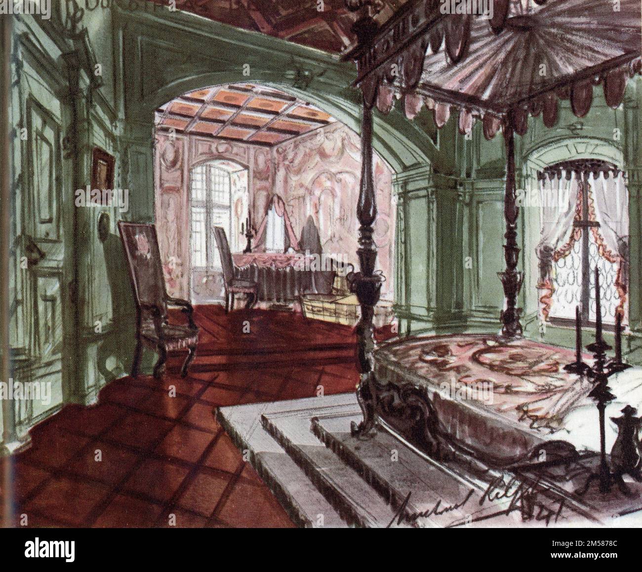 Set Design by MICHAEL RELPH for SARABAND FOR DEAD LOVERS 1948 director ...