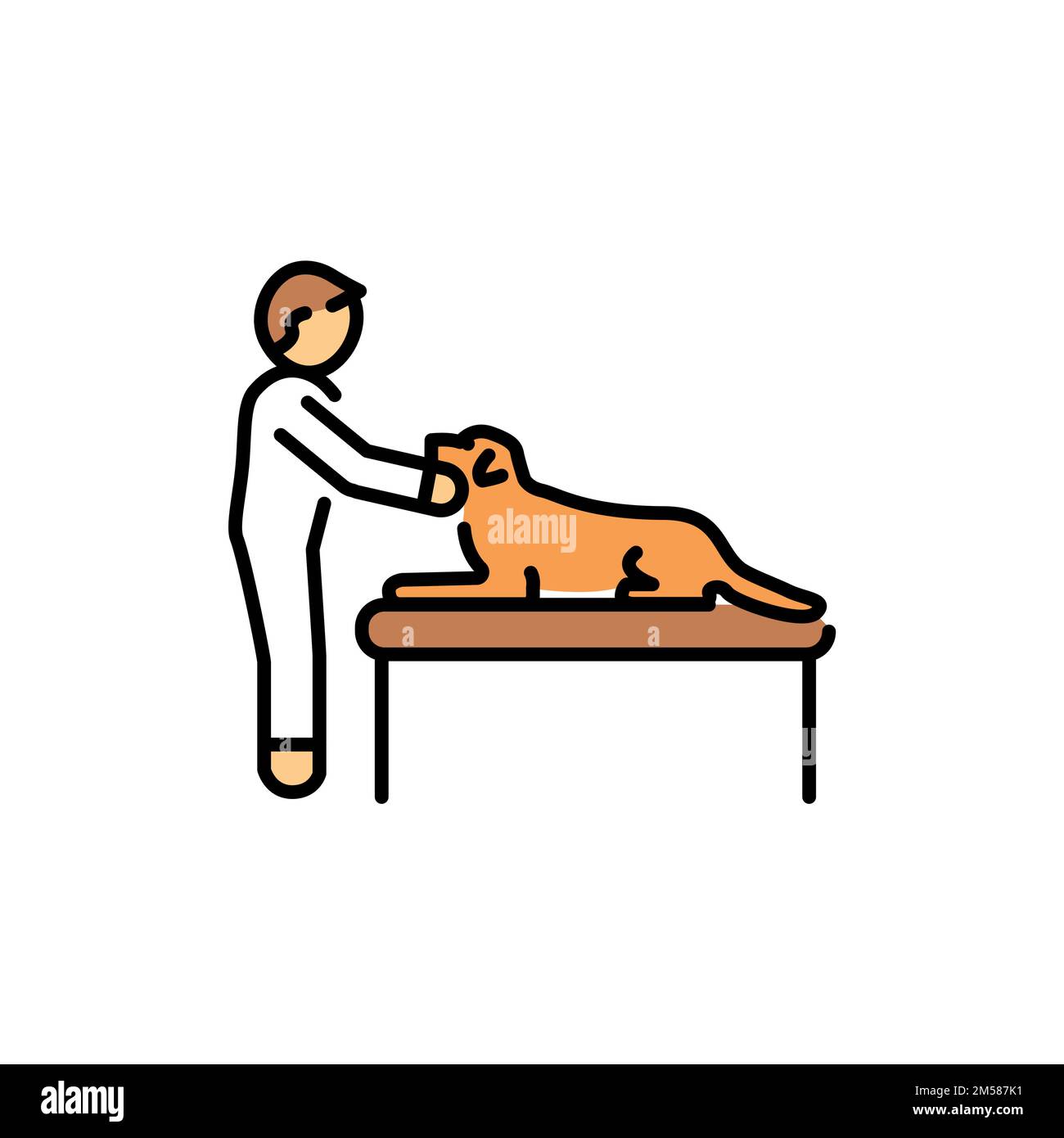 Pet medical check Stock Vector Images - Alamy