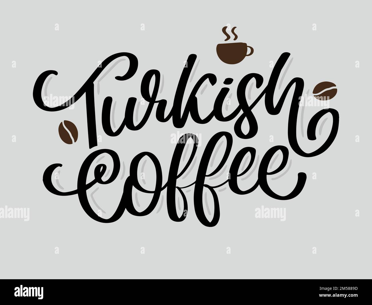 Coffee vector logo, typography, sign in black and white. Advertising ...