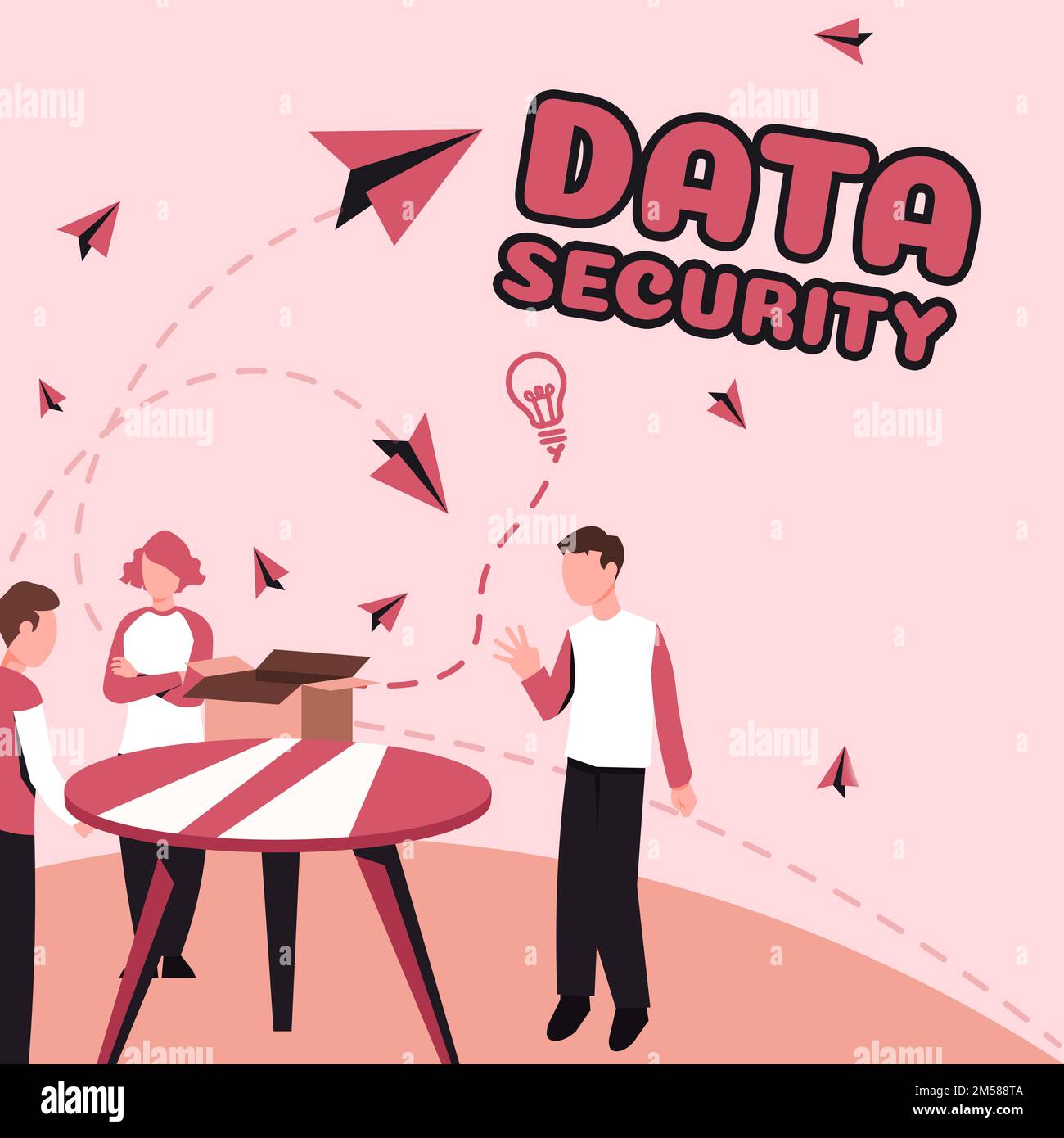 Inspiration showing sign Data Security. Business showcase ...