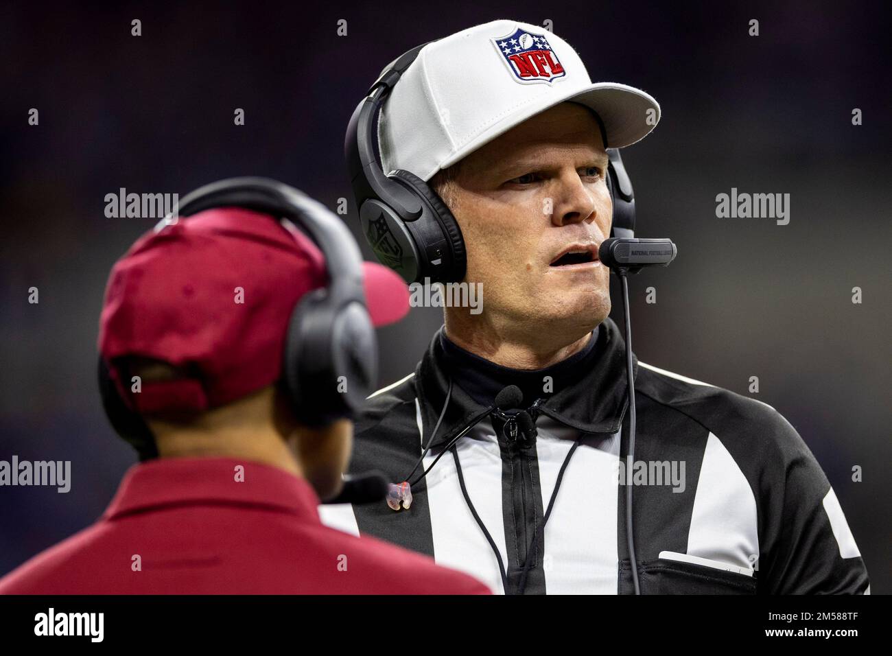 December 26, 2022: Official reviews the call during NFL game between ...