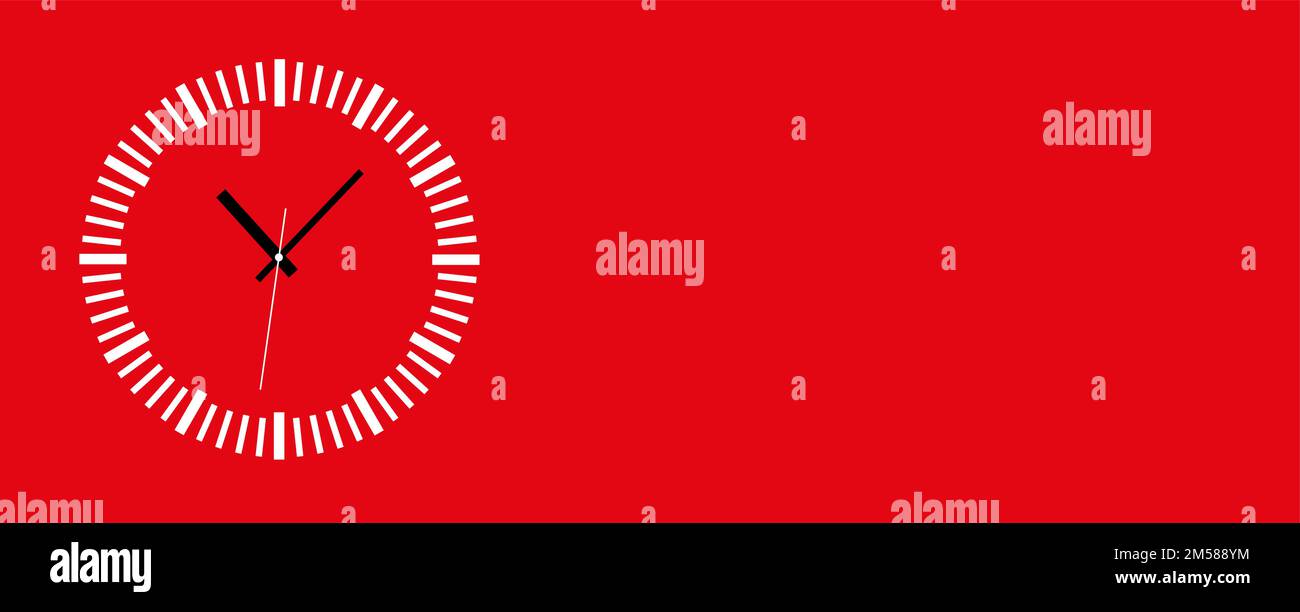 Time background with round wall clocks Stock Vector Image & Art - Alamy