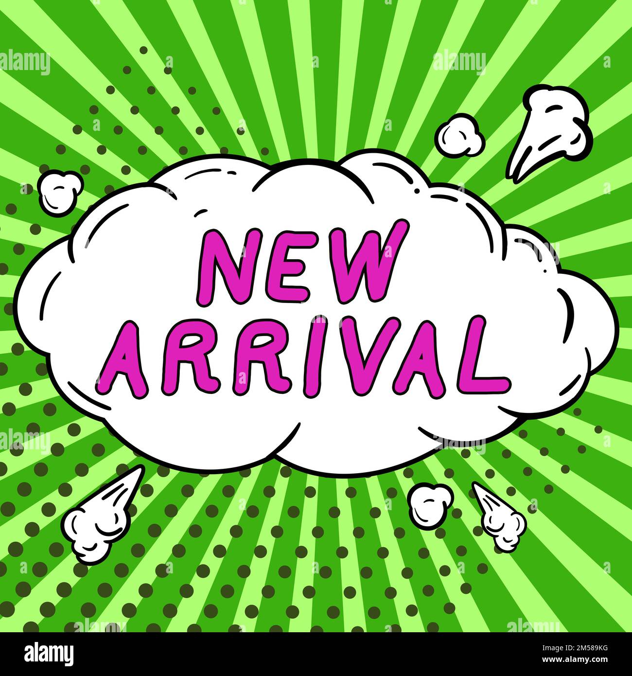 Sign displaying New Arrival. Business concept the introduction of ...