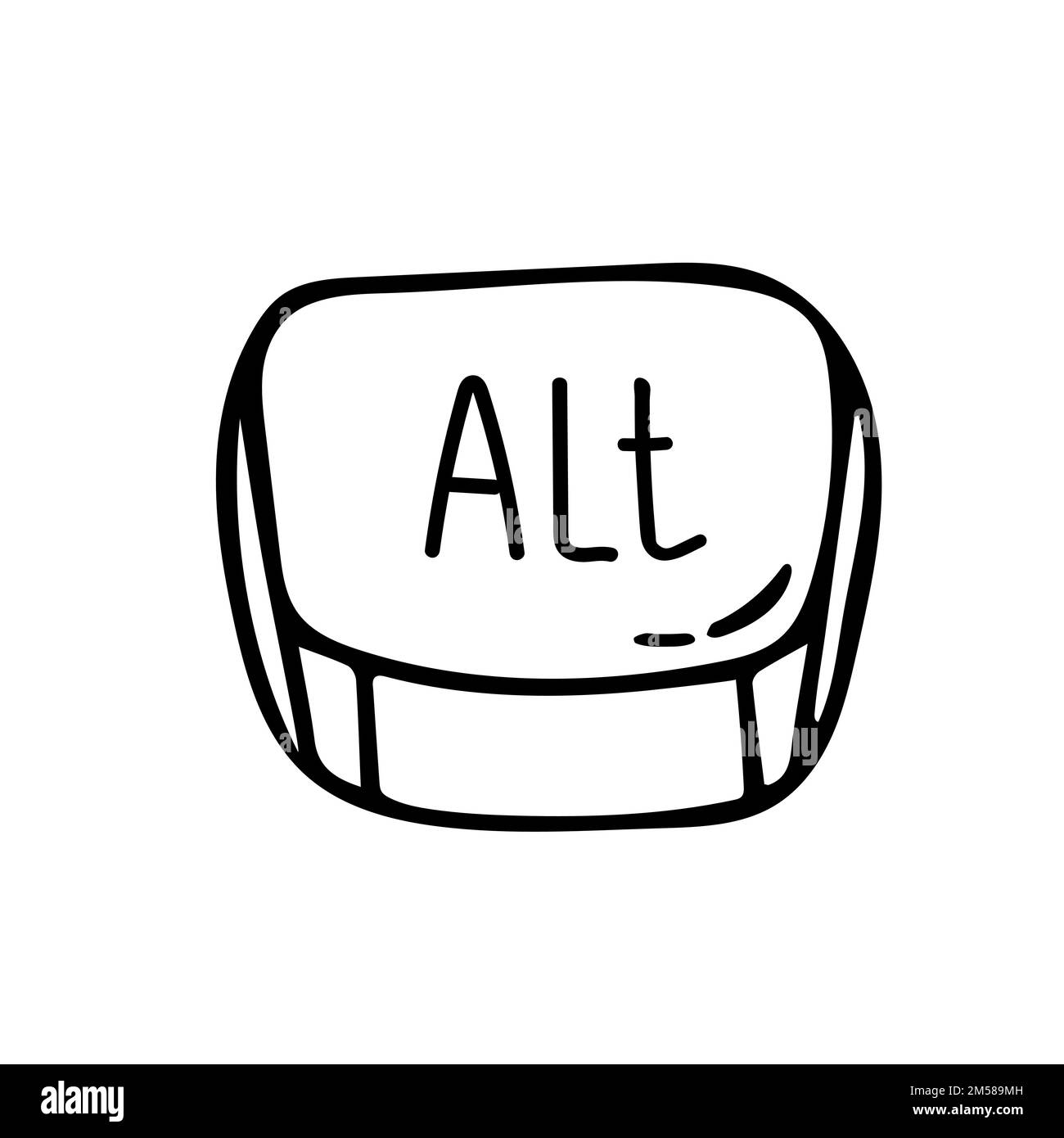 alt Icon symbol isolated on white background. Vector Illustration Stock ...