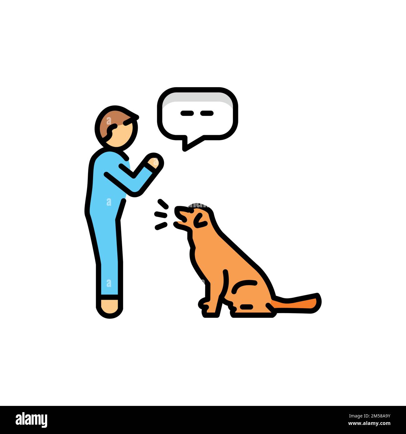 Command training Stock Vector Images - Alamy