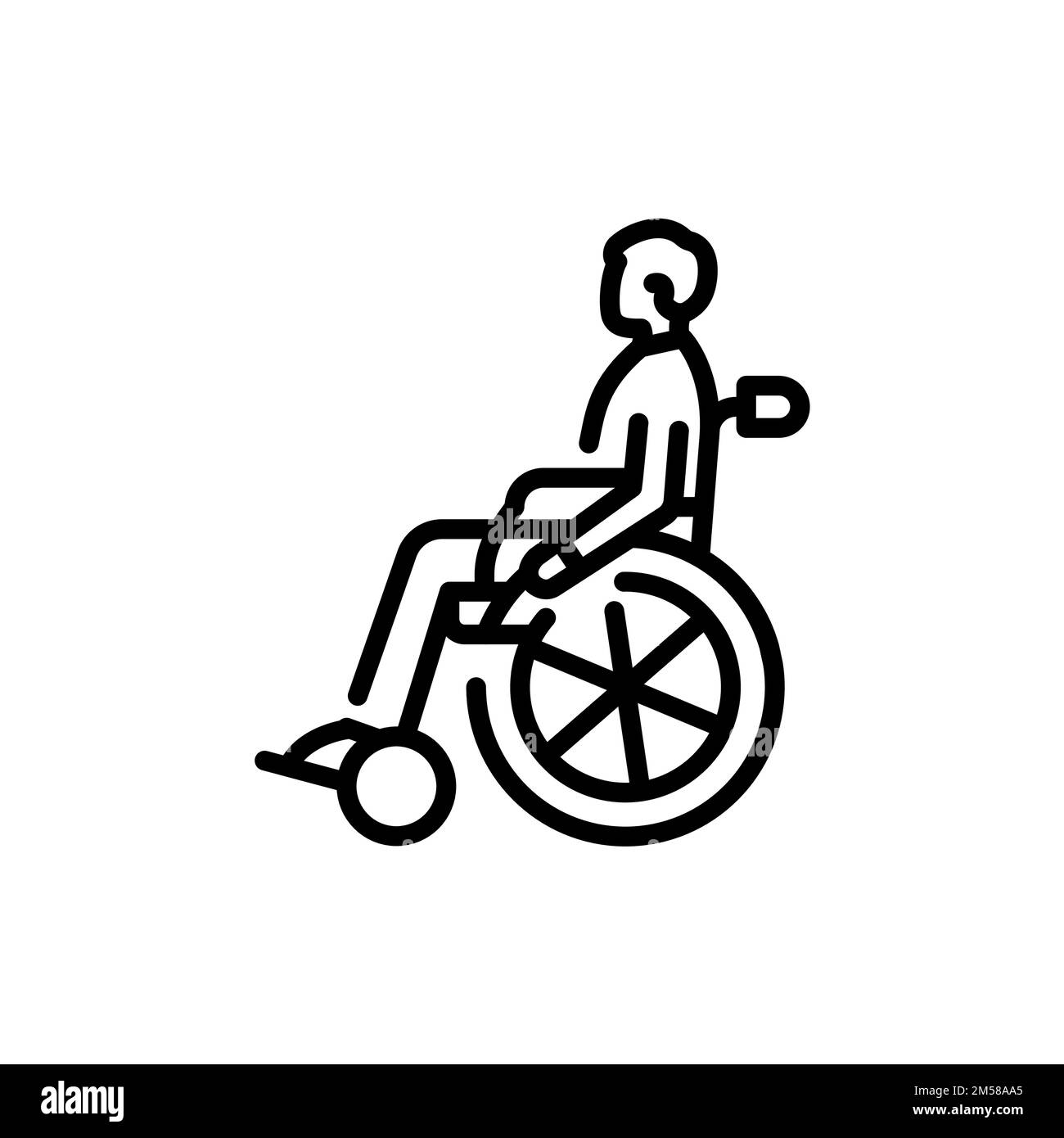 Invalid color line icon. Disability. Isolated vector element. Outline ... Invalid color line icon. Disability. Isolated vector element. Outline ...