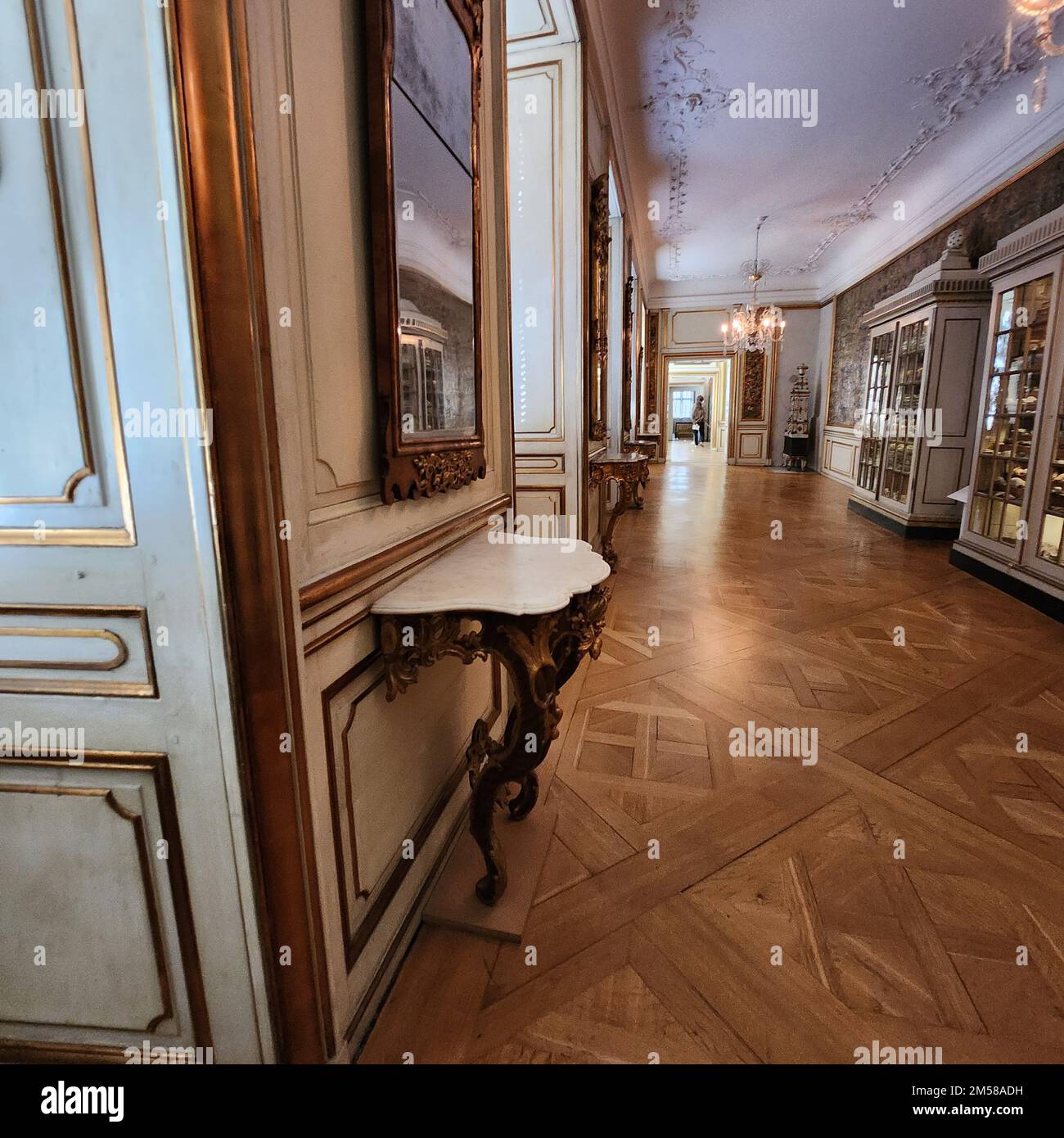 A room with the permanent exhibits at the Danish National Museum in ...