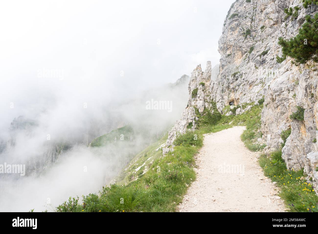 The road of the 52 tunnels is a military mule track built during the ...