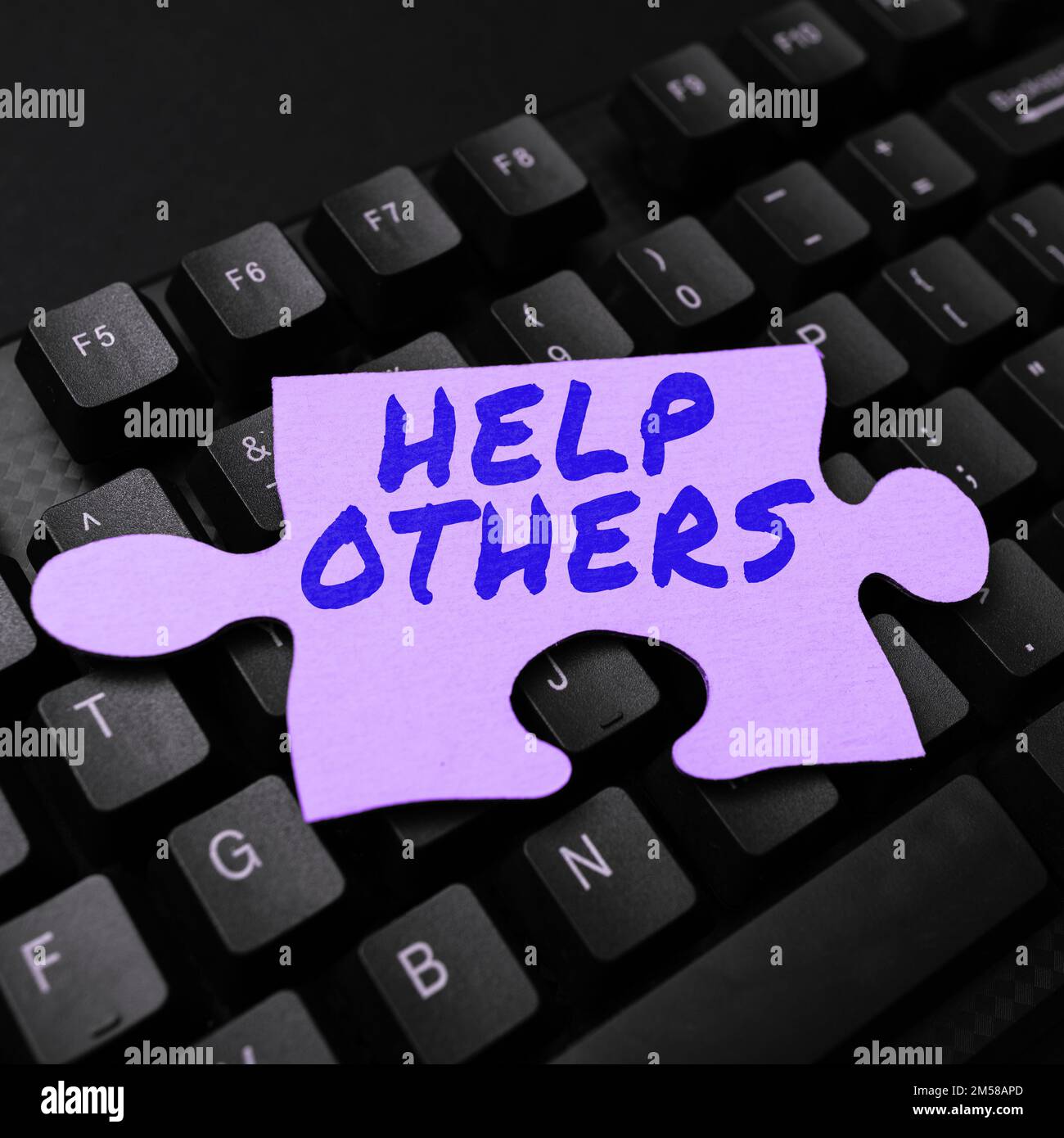 Conceptual caption Help Others. Business idea the action of helping ...