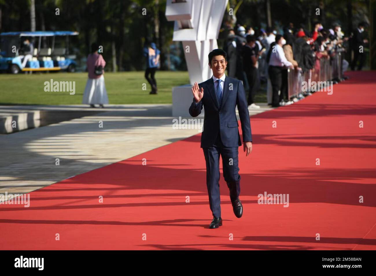 Chinese actor Du Jiang attended the red carpet for the closing ceremony ...