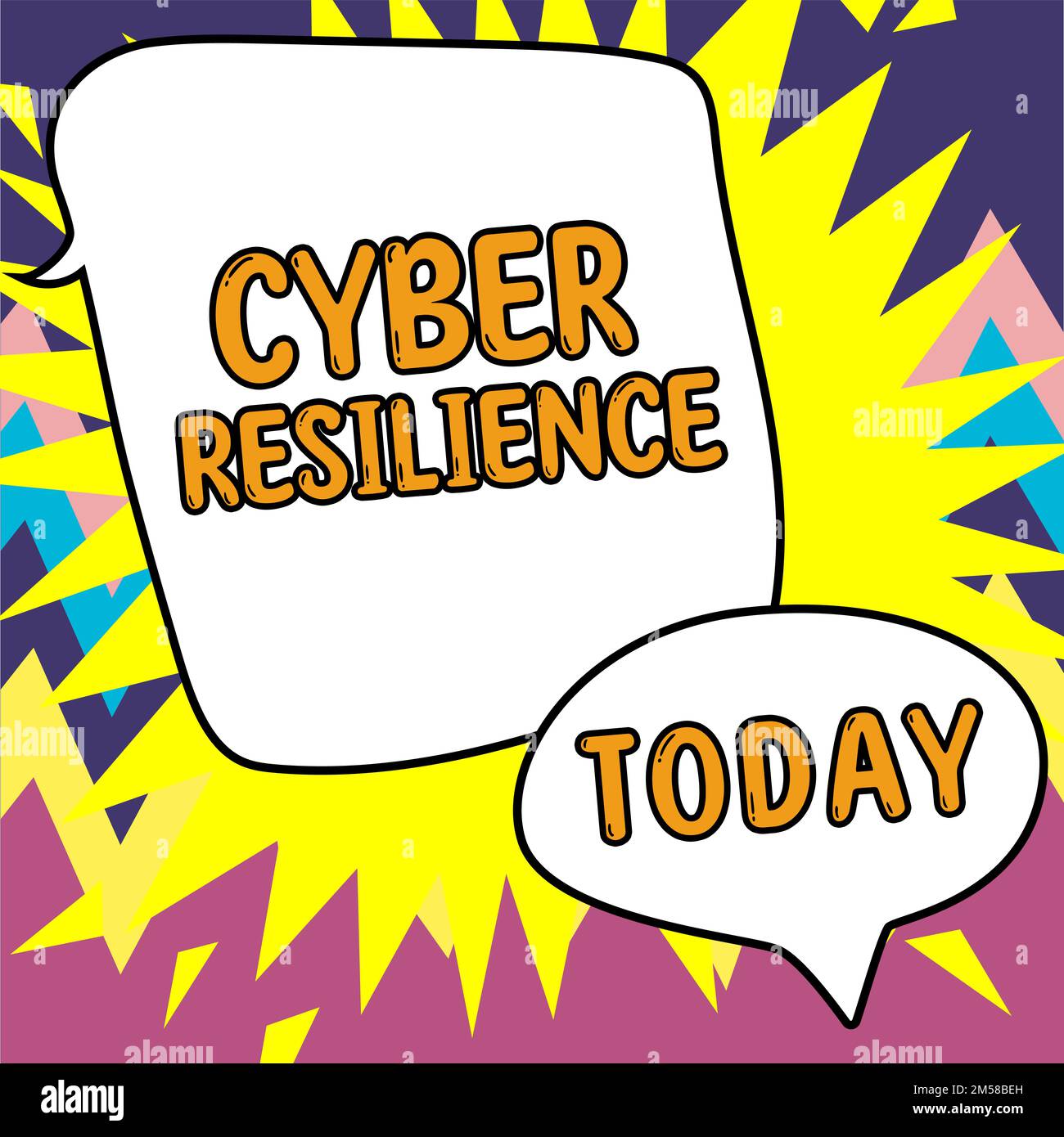 Hand writing sign Cyber Resilience. Conceptual photo measure of how ...