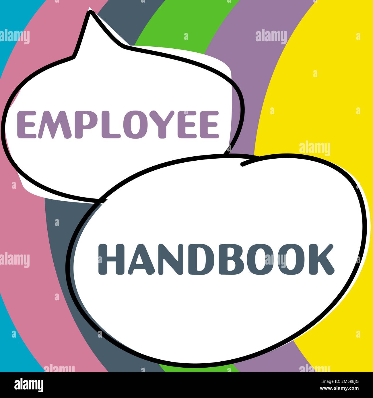 Conceptual caption Employee Handbook. Conceptual photo Document that ...