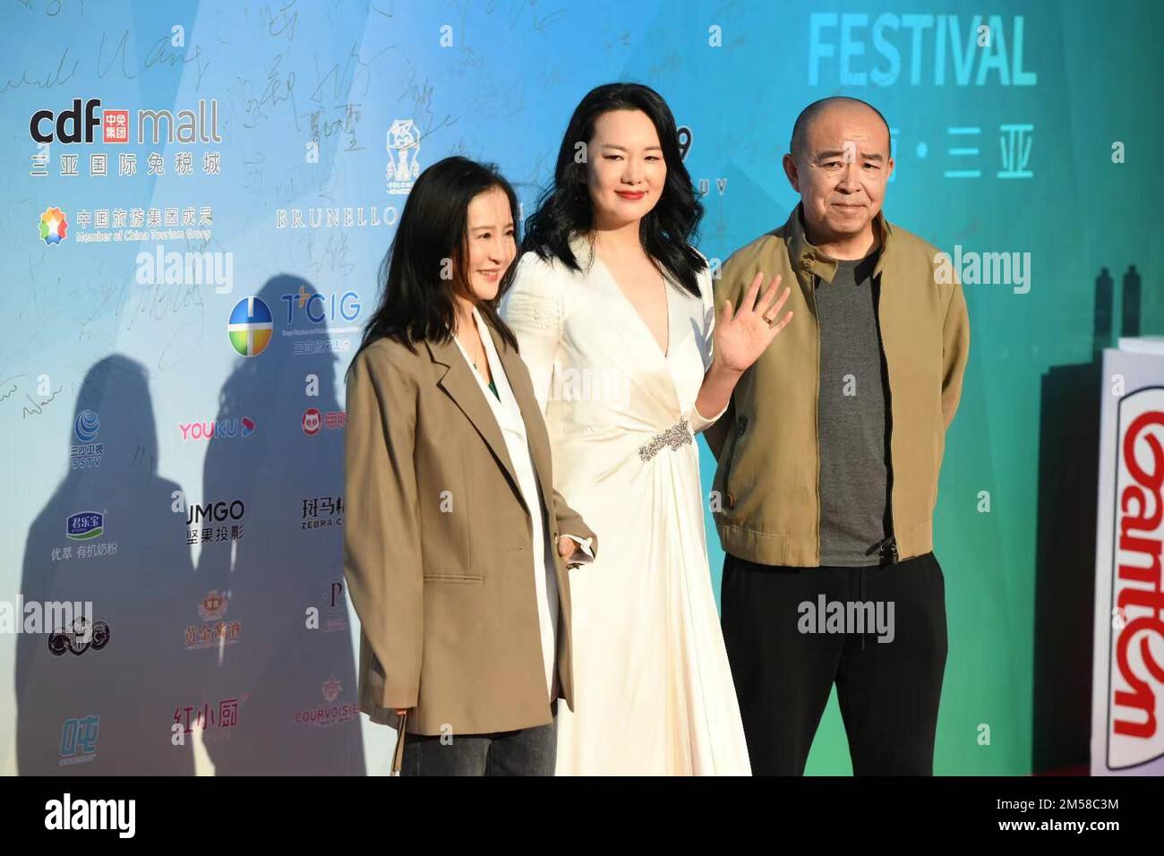 Chinese actress Yong Mei attended the red carpet for the closing ...