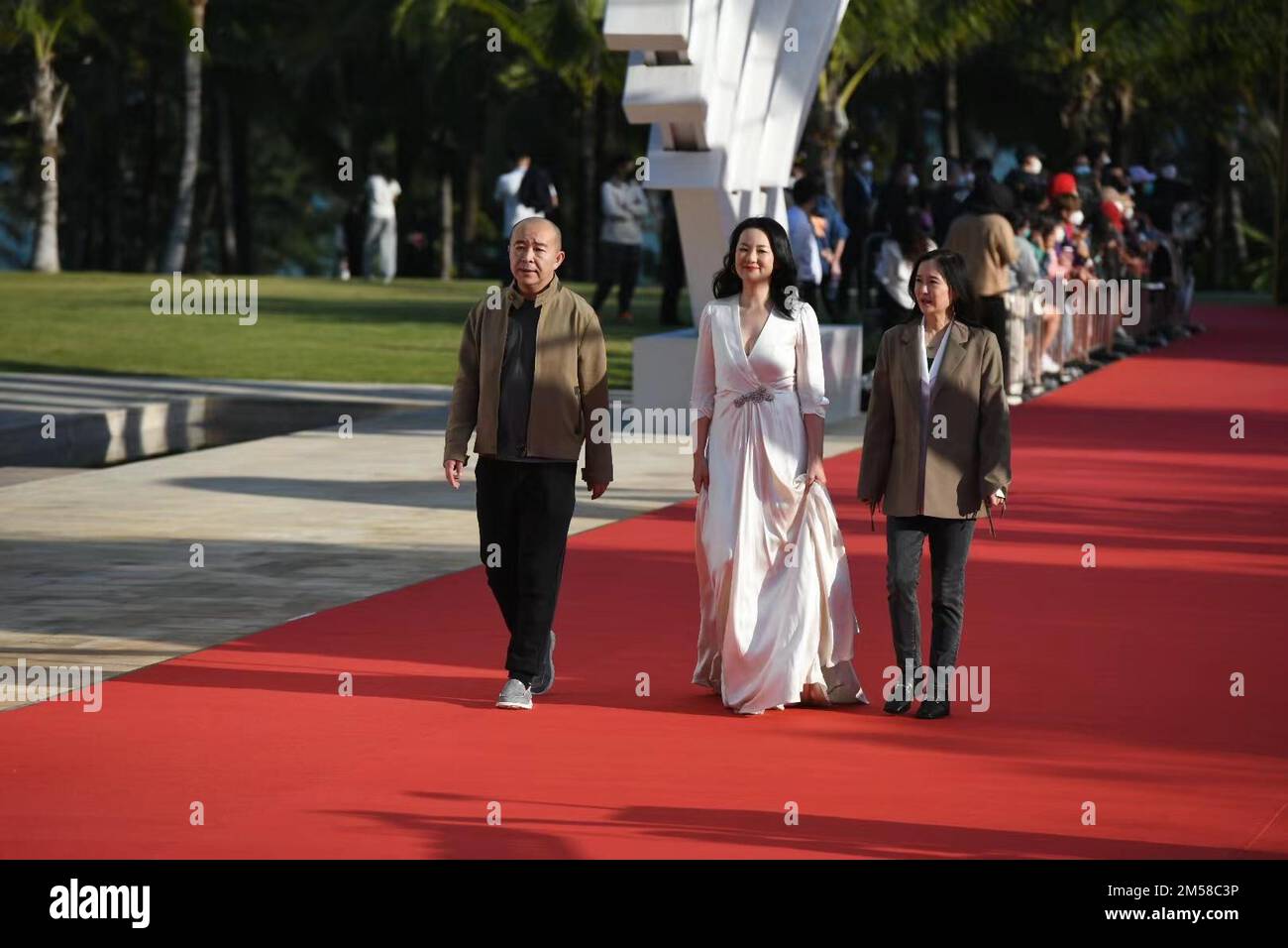 Chinese actress Yong Mei attended the red carpet for the closing ...
