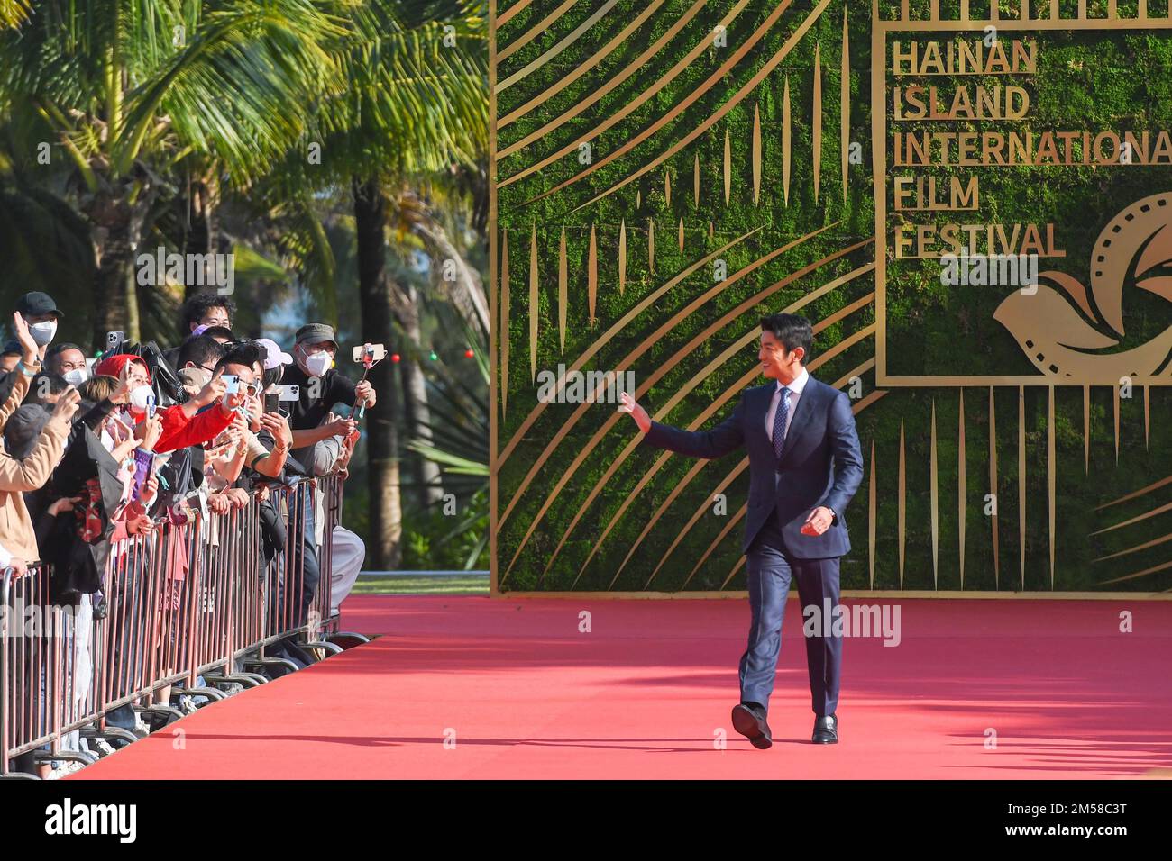 Chinese actor Du Jiang attended the red carpet for the closing ceremony ...