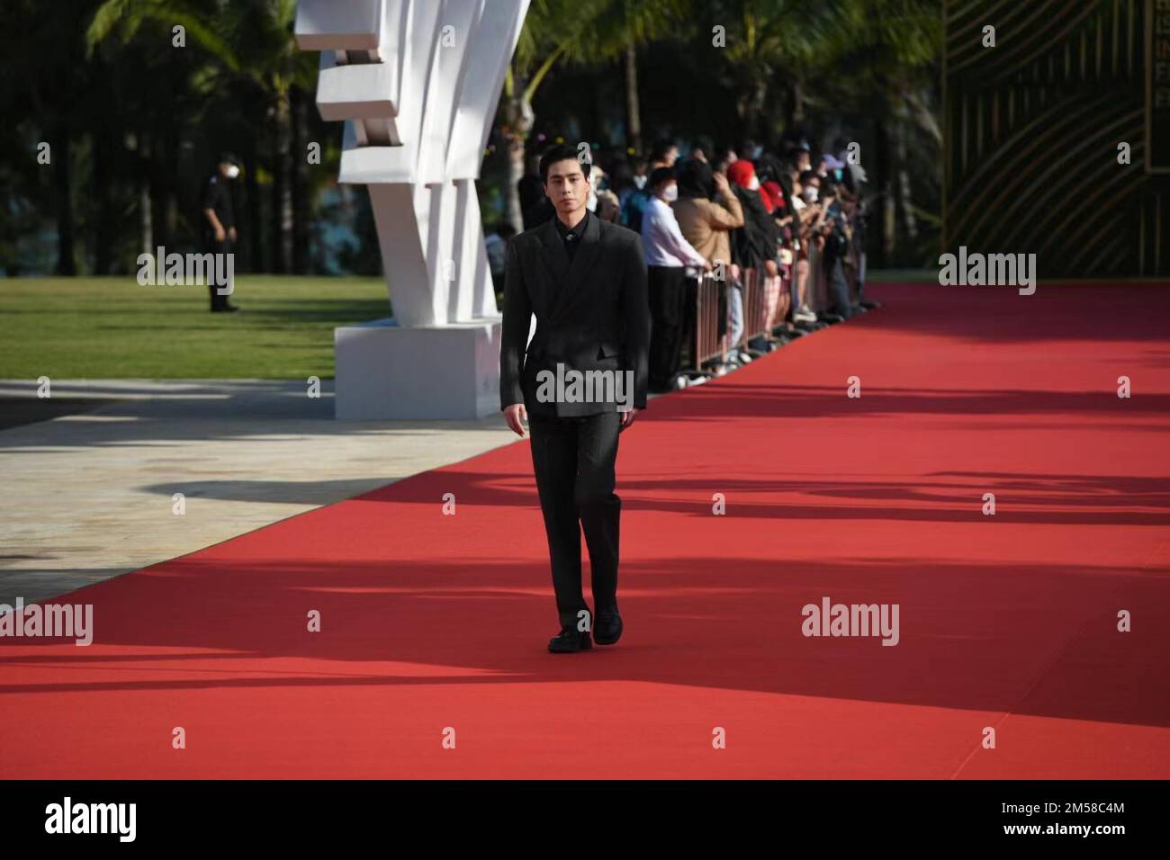 Chinese actor Du Jiang attended the red carpet for the closing ceremony ...