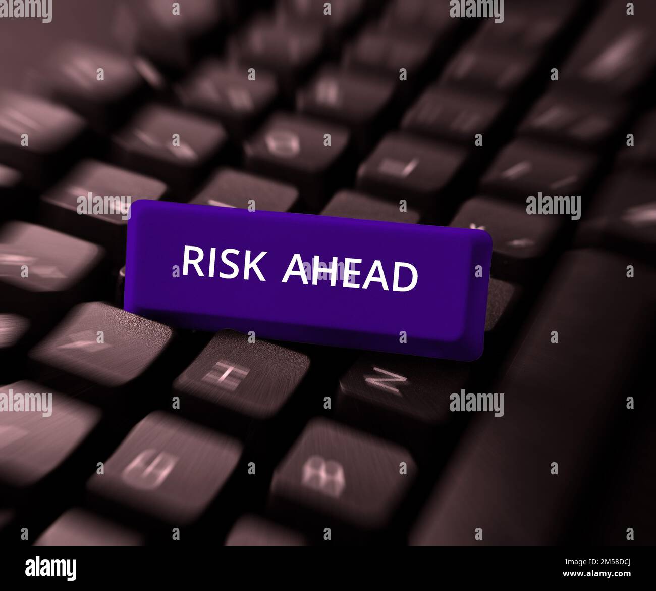 Sign displaying Risk Ahead. Business idea A probability or threat of ...