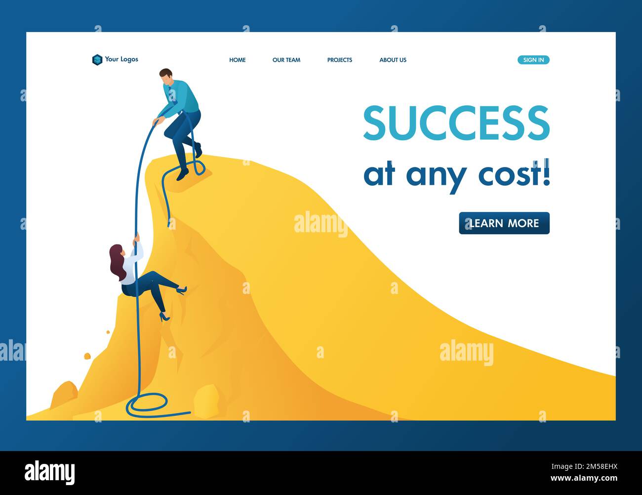 Rise together Stock Vector Images - Alamy