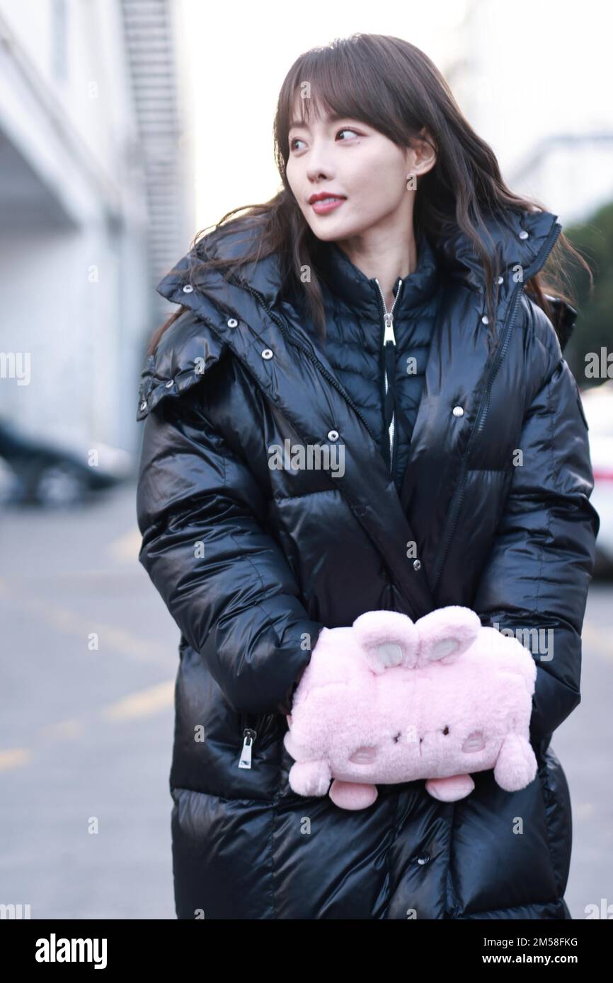 Chinese actress and singer Jenny Zhang appeared on the street in Shanghai, China, 25 December ...