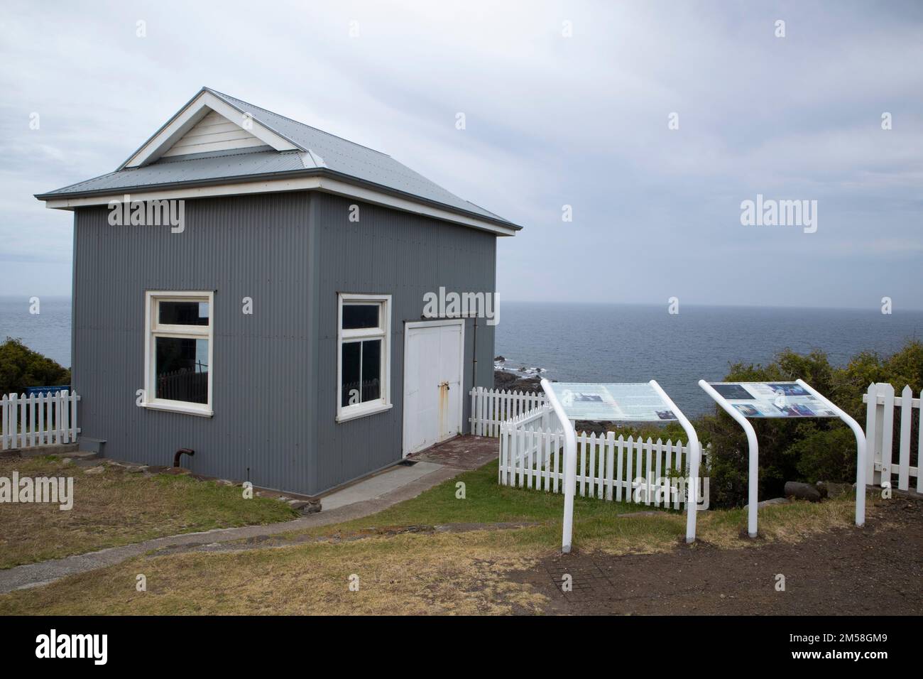 Lowhead Lighthouse and Fog Horn, Tasmania, Australia The foghorn was ...
