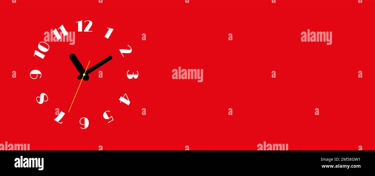 Time background with round wall clocks Stock Vector Image & Art - Alamy
