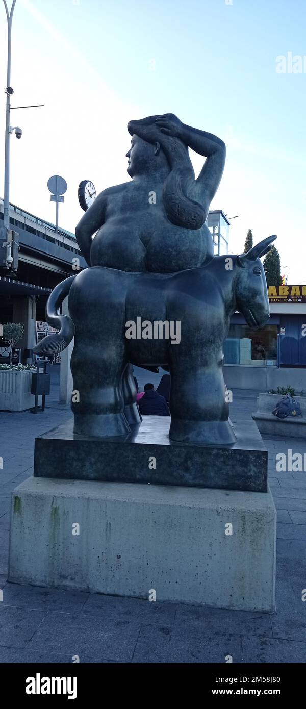 Rapto de Europa.Fernando Botero.1992 Stock Photo - Alamy