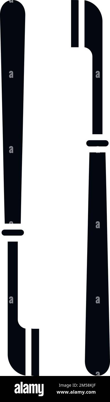 Manicure knife icon simple vector. Polish nail. Care salon Stock Vector ...