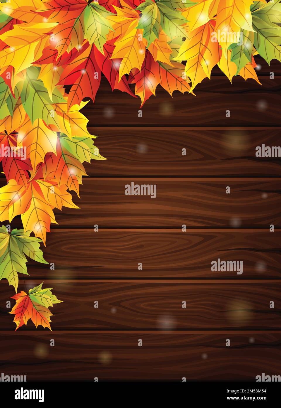 Fall wallpaper display Stock Vector Images - Alamy