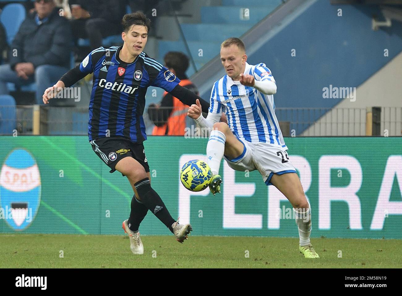 Paolo Mazza stadium, Ferrara, Italy, December 26, 2022, Lorenzo Maria ...