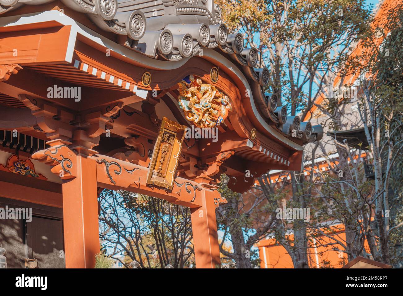 Closeup view sensoji temple hi-res stock photography and images - Alamy