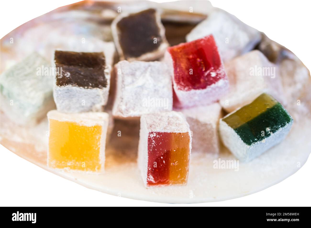 Traditional Turkish Delight (Rahat Lokum Stock Photo - Alamy