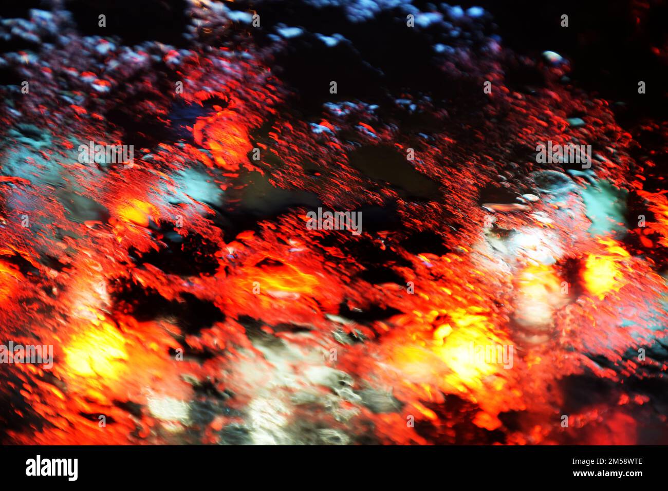 bokeh night light abstract background Stock Photo - Alamy